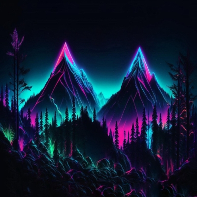 Abstract Mountains Wallpaper - KDE Store