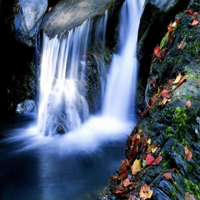 Waterfall_Maple-Nature_rivers_Landscape_Wallpaper - KDE Store