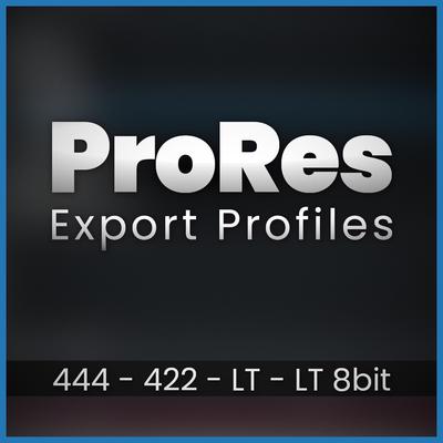 ProRes Export Profiles [Render] - KDE Store