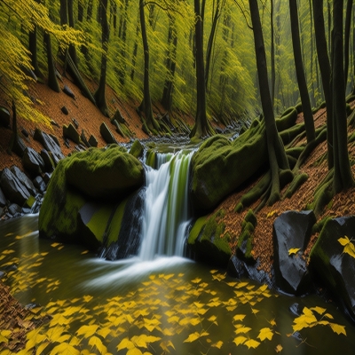 stream forest river - KDE Store
