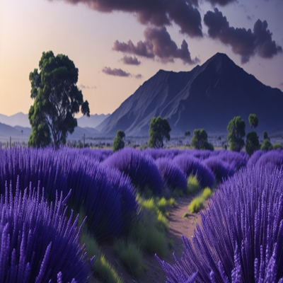 Digital Lavender Natura - KDE Store