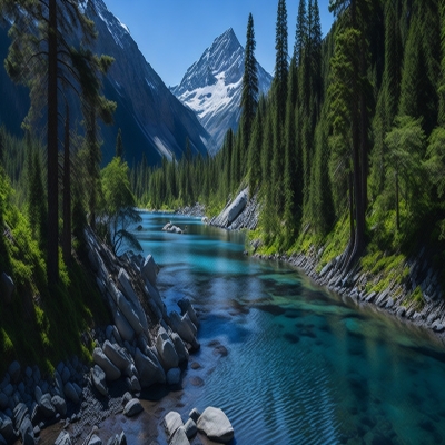 mountain river - KDE Store