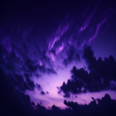 Evening purple sky - KDE Store