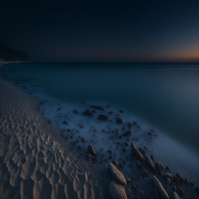 beach night photo - KDE Store