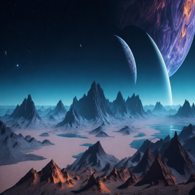 Space Landscape - KDE Store
