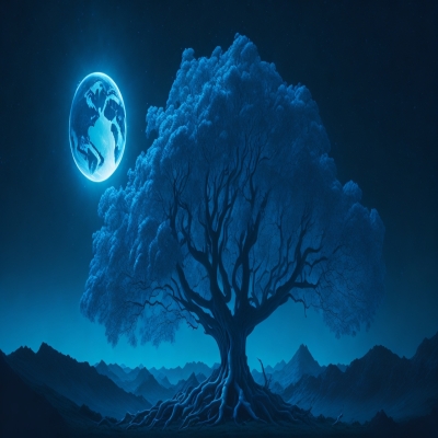 Moon night tree - KDE Store