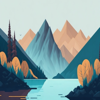 Landscape vector wallpaper - KDE Store
