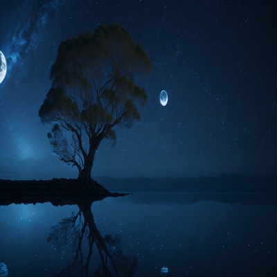 Dark tree wallpaper - KDE Store