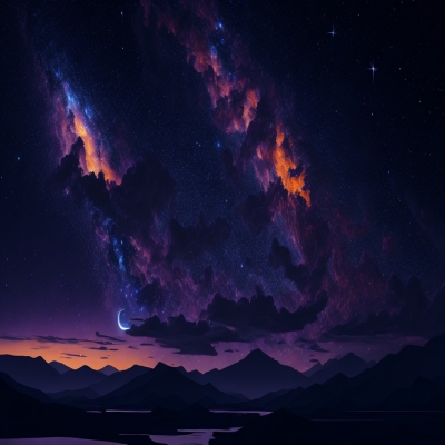 Sky light space wallpaper - KDE Store