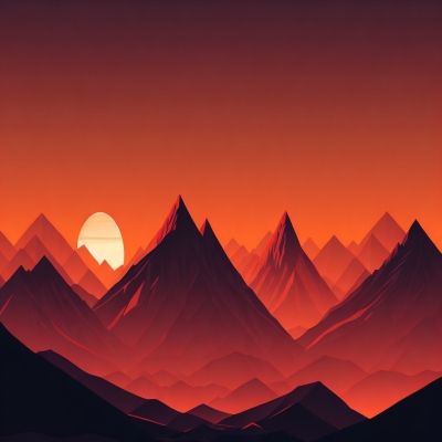 Evening mountain wallpaper - KDE Store