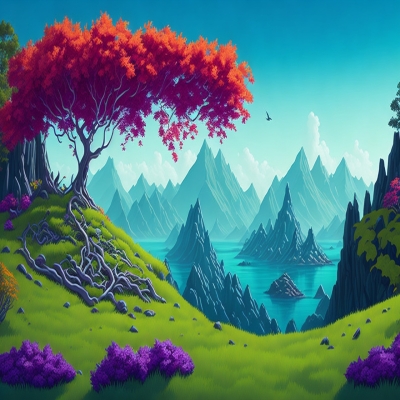 Fantasy nature wallpaper - KDE Store
