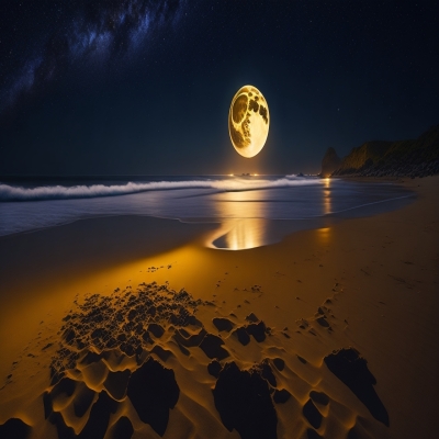 Moon night wallpaper - KDE Store