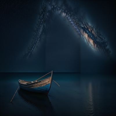 Dark boat wallpaper - KDE Store