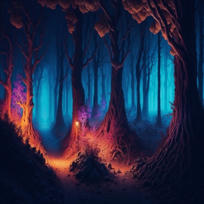 Fantasy forest wallpaper - KDE Store