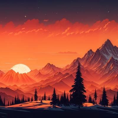 Fantasy mountain wallpaper - KDE Store