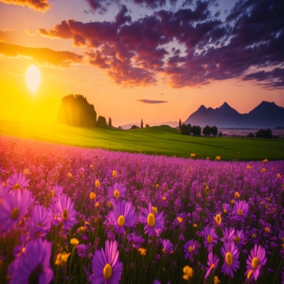 beautiful flowers garden - KDE Store