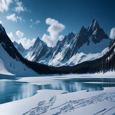 Beautiful winter landscape - KDE Store
