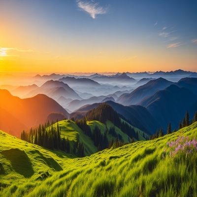 Beautiful summer landscape - KDE Store