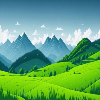 beautiful mountain summer - KDE Store