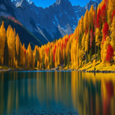 Colorful Autumn Landscape - KDE Store