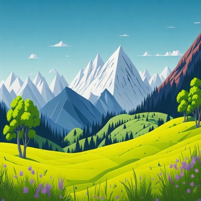 Beautiful summer landscape - KDE Store
