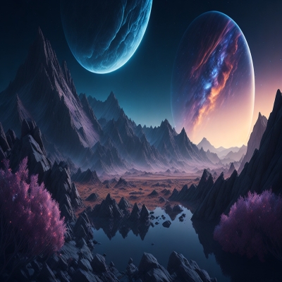 Beautiful Fantasy landscape - KDE Store