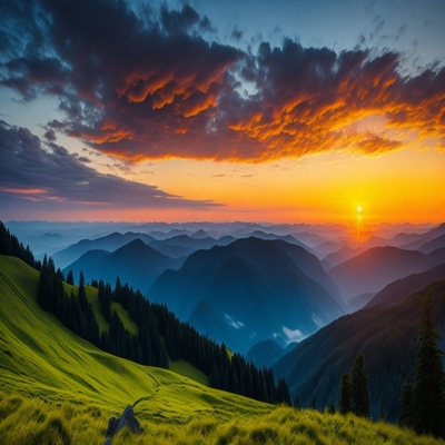 Majestic sunset - KDE Store