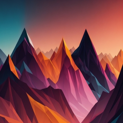 Abstract Mountain Background - KDE Store