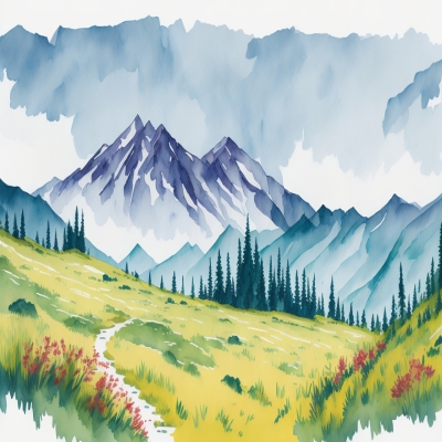 Summer Mountain Landscape - KDE Store