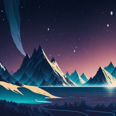 Beach vector mountain - KDE Store