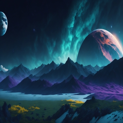 Space art wallpaper - KDE Store