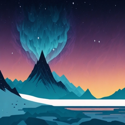 Beach vector mountain - KDE Store