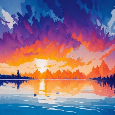 Beautiful sunset wallpaper - KDE Store