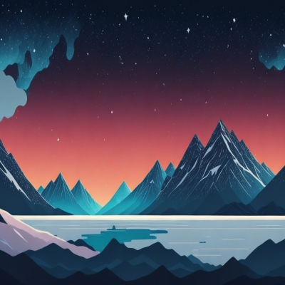 Beach vector mountain - KDE Store