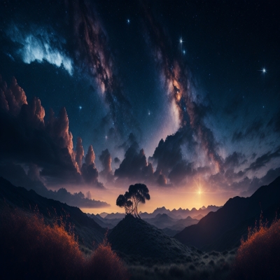 Beautiful celestial sky - KDE Store