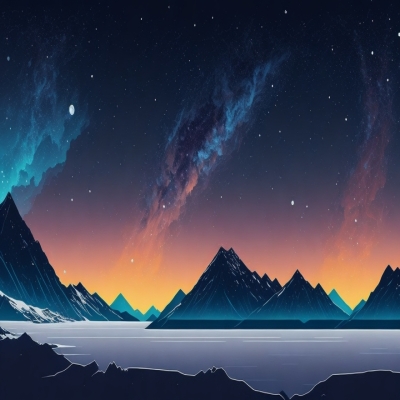 Vector mountain wallpaper - KDE Store