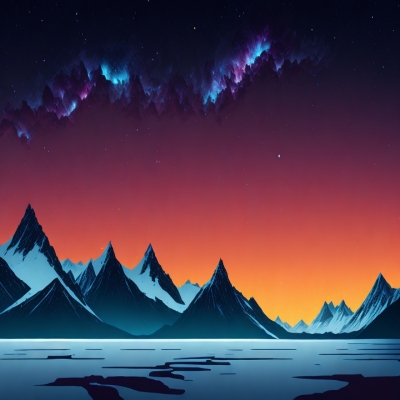 Vector mountain wallpaper - KDE Store