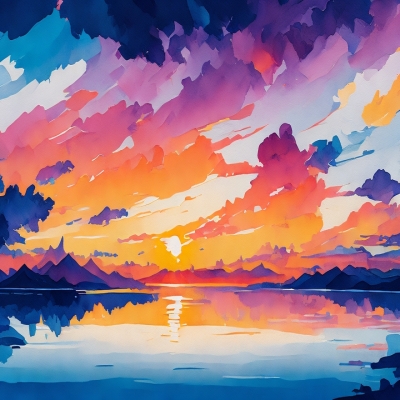 Beautiful sunset wallpaper - KDE Store