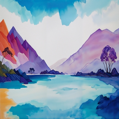 Abstract mountain wallpaper - KDE Store