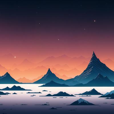 Fantasy mountain wallpaper - KDE Store