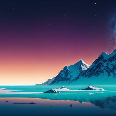 Fantasy mountain wallpaper - KDE Store