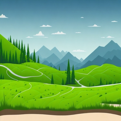 Mountain landscape - KDE Store