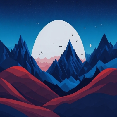 Natural blue mountain - KDE Store