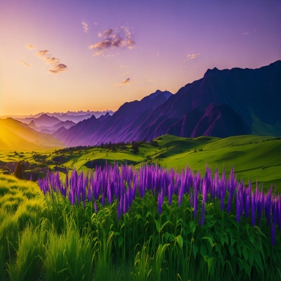 beautiful flower village - KDE Store