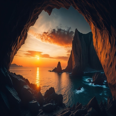 Sea cave wallpaper - KDE Store