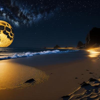 Golden Moon Beach - KDE Store