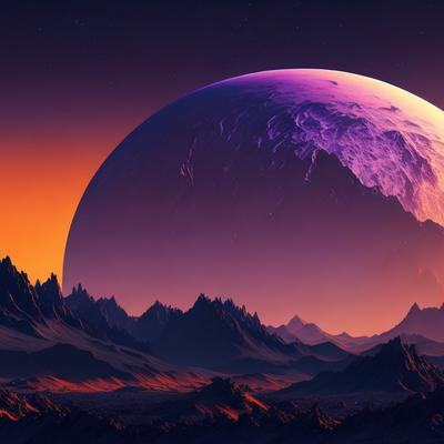 Fantasy alien planet Mountain - KDE Store