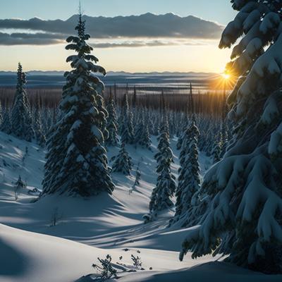 Winter trees image - KDE Store