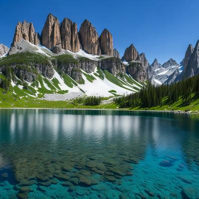 Summer alpine Lake - KDE Store