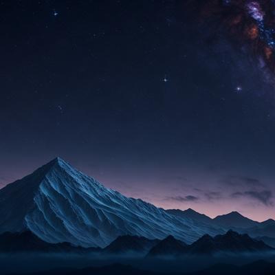 Dark night mountain - KDE Store